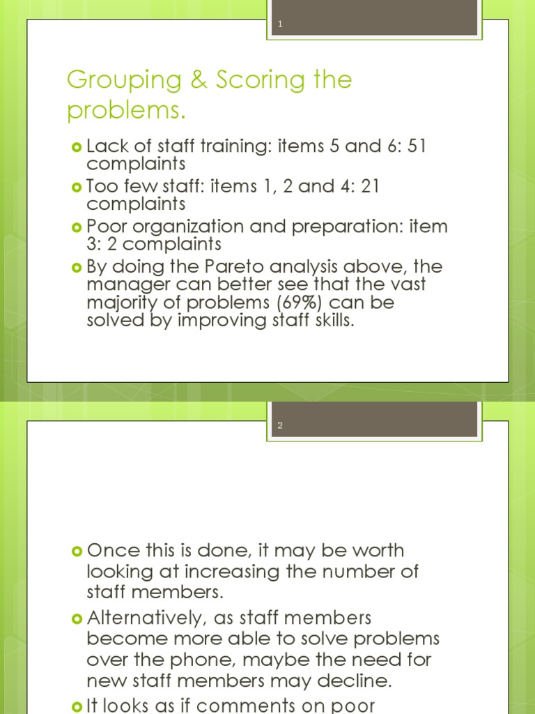 Grouping & Scoring The Problems | PDF | Cognition | Computing And ...