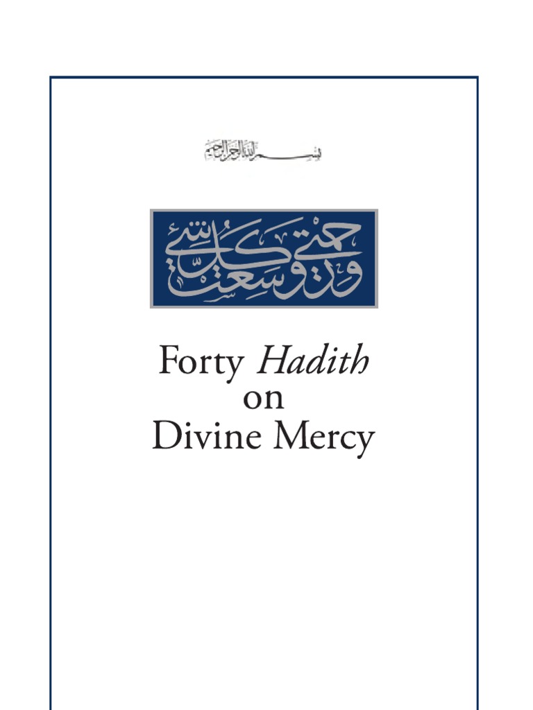 40 Hadith Divine Mercy | Download Free PDF | Hadith | Muhammad