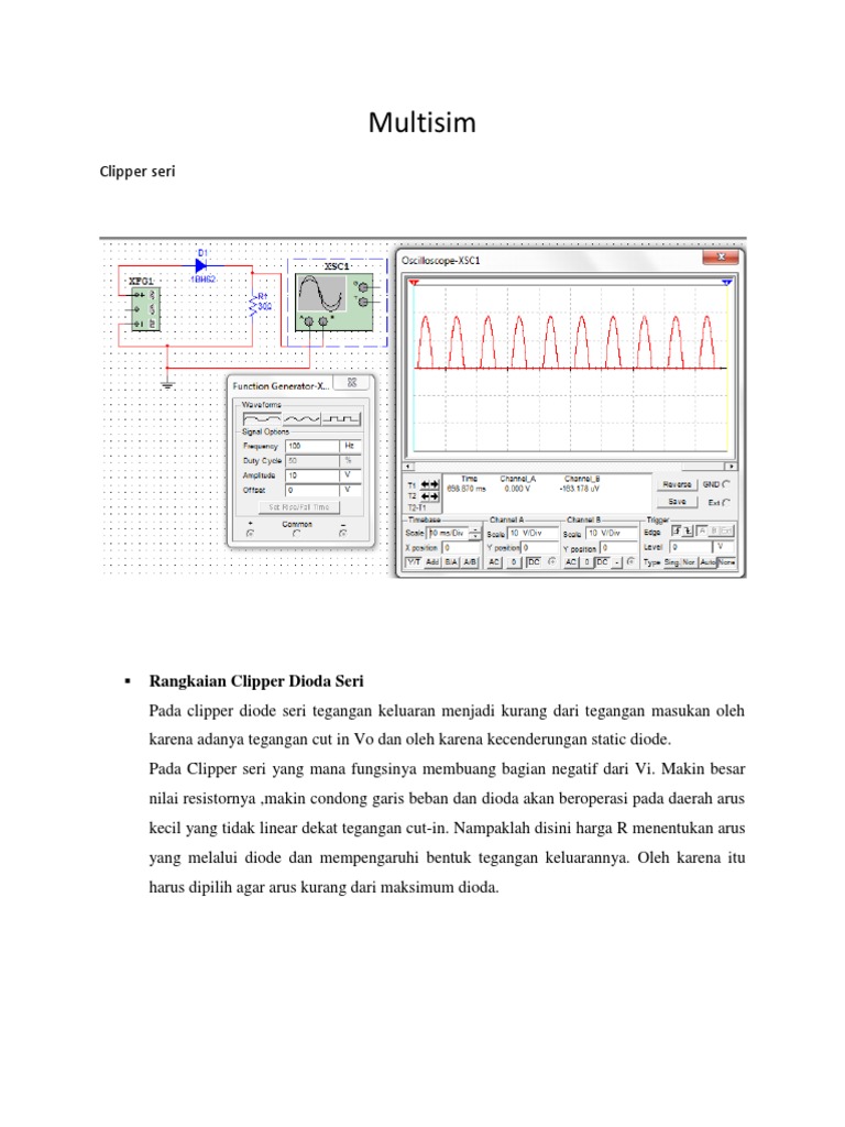 Multisim Dioda | PDF