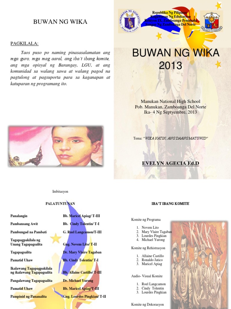 Buwan NG Wika Program | PDF