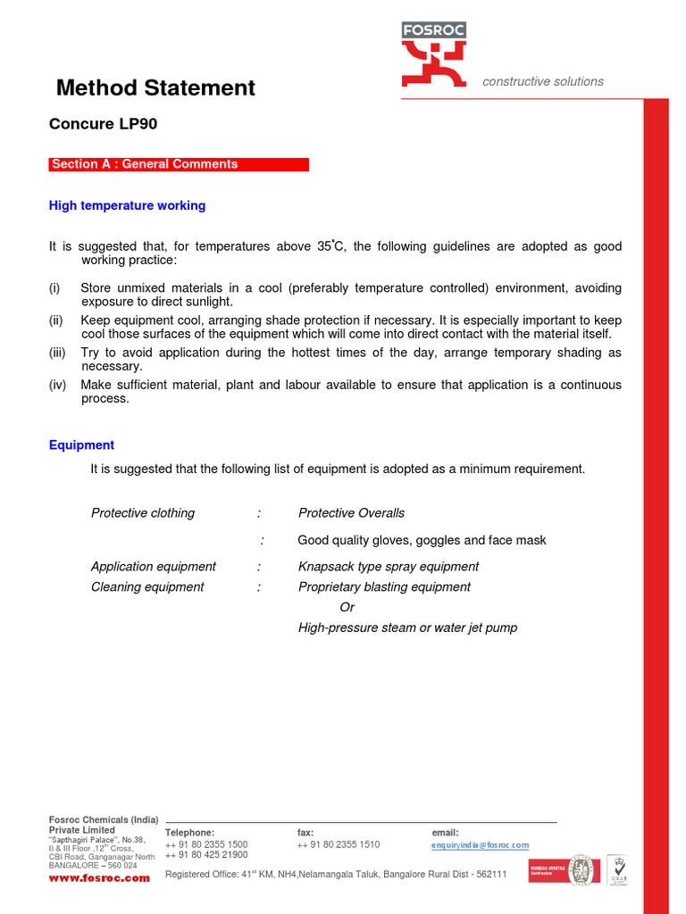 Concure LP 90 PDF | PDF