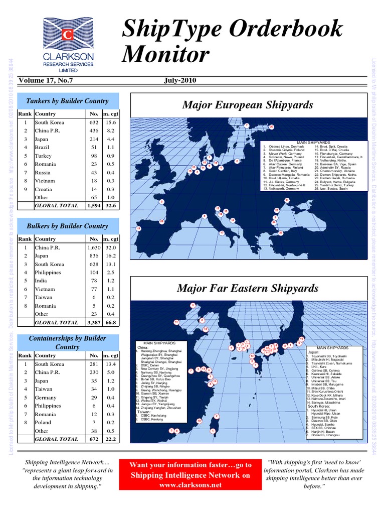 2010-07-15 Upload 7272611 wsms201007 | PDF | Merchant Navy | Ship Types