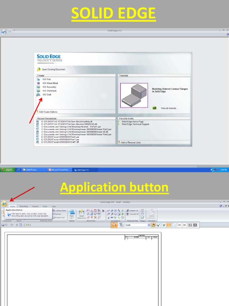 Solid Edge | Download Free PDF | Circle | Geometry