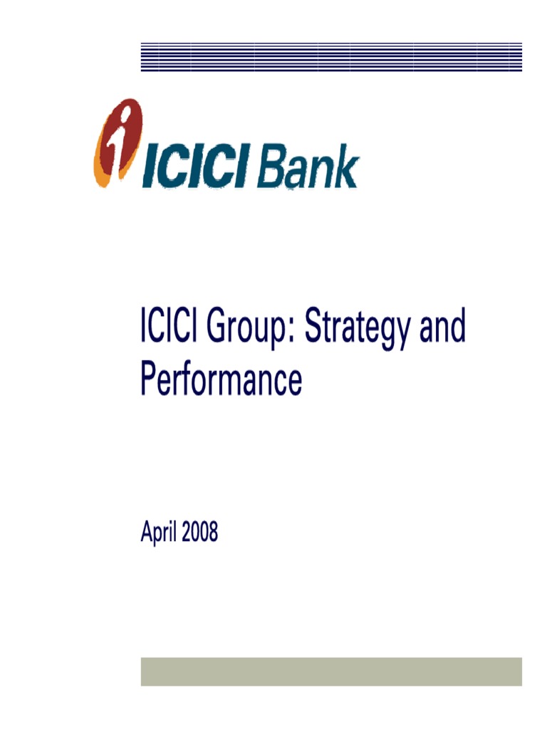 ICICI Bank Investor Presentation 2008 | PDF | Leverage (Finance) | Banks