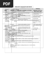 Detailed Lesson Plan in Tle Kitchen Utensils and Equipment | PDF ...