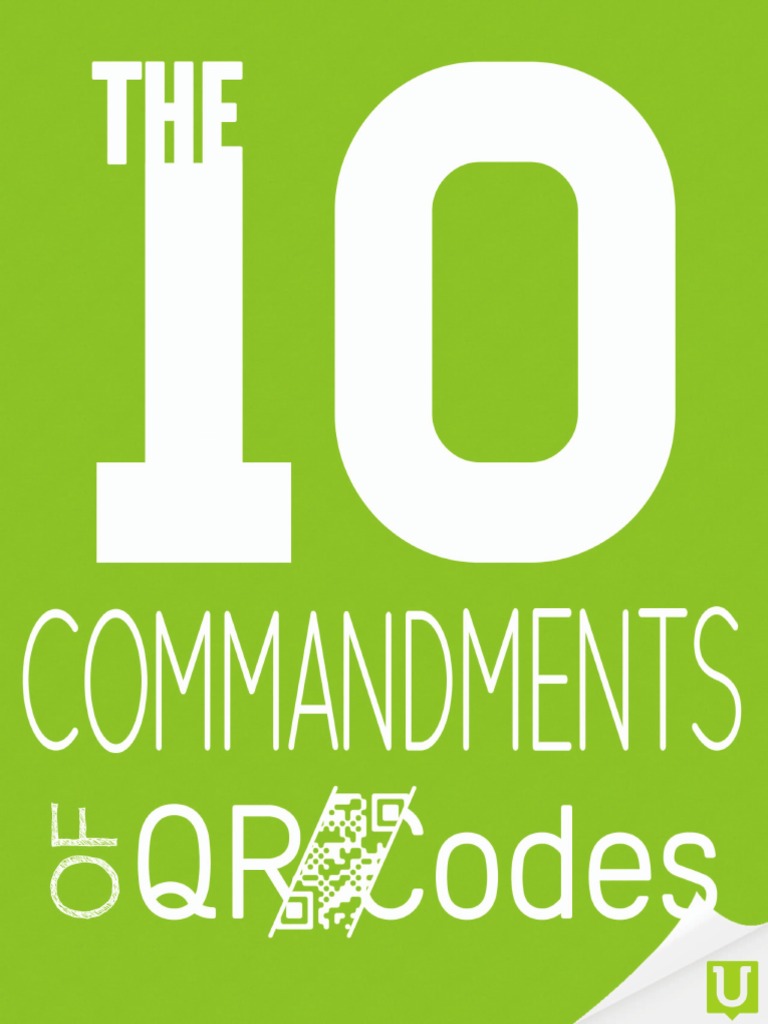 Ten Commandments of QR Codes | PDF | Qr Code | Computing