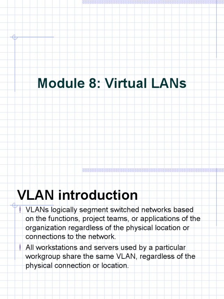 Vlan Tutorial | PDF | Network Switch | Computer Network
