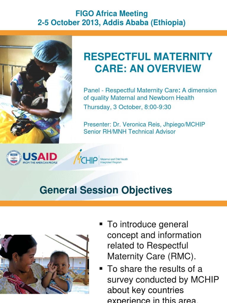 Respectful Maternity Care Overview | PDF | United States Agency For ...