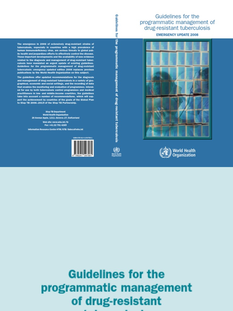 Management of MDR-TB | PDF | Tuberculosis | Antimicrobial Resistance