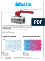 Certificado Cim Valve - Valvula Palanca | PDF