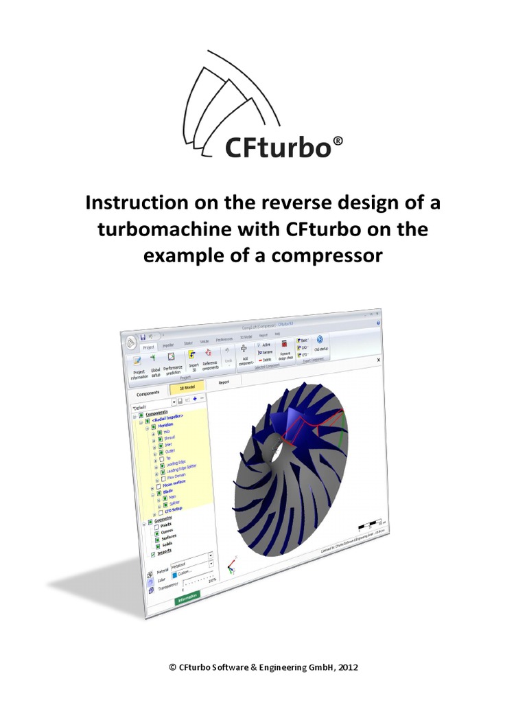 CF Turbo Example | Download Free PDF | Turbomachinery | Blade