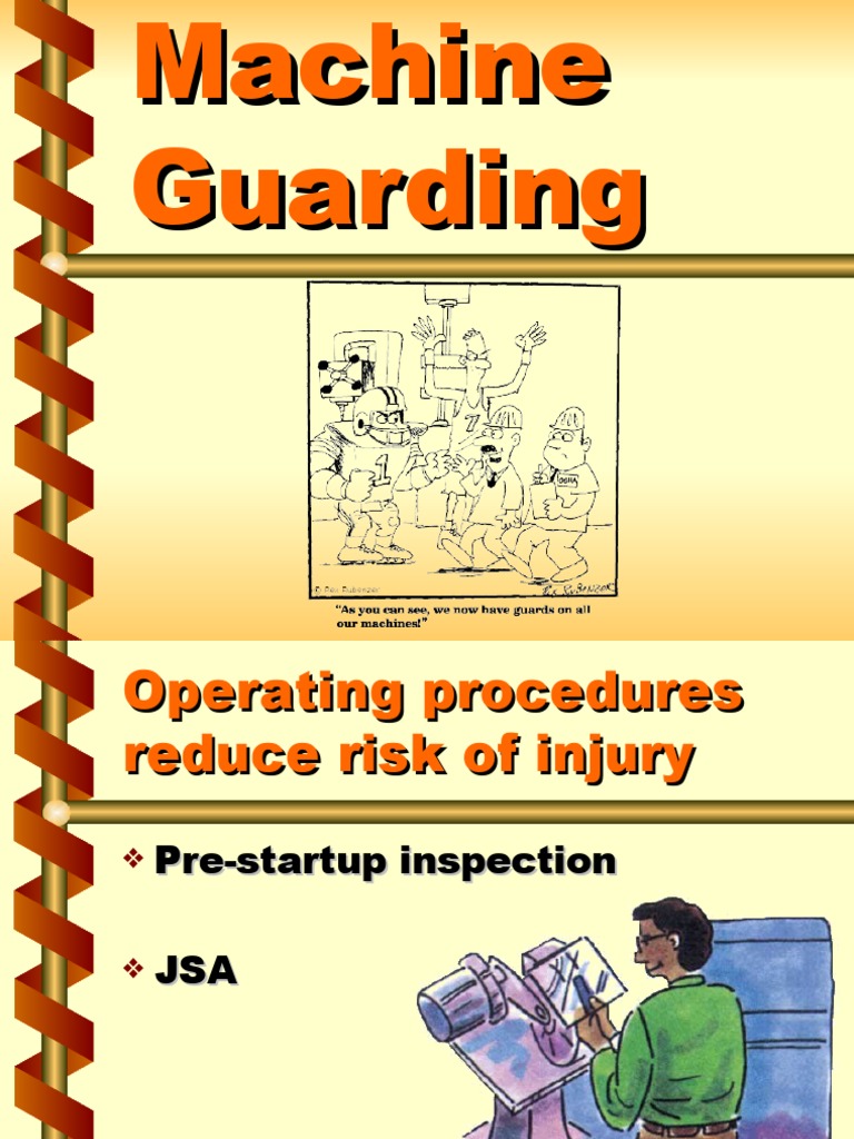 Machine Guarding | PDF | Prevention | Safety