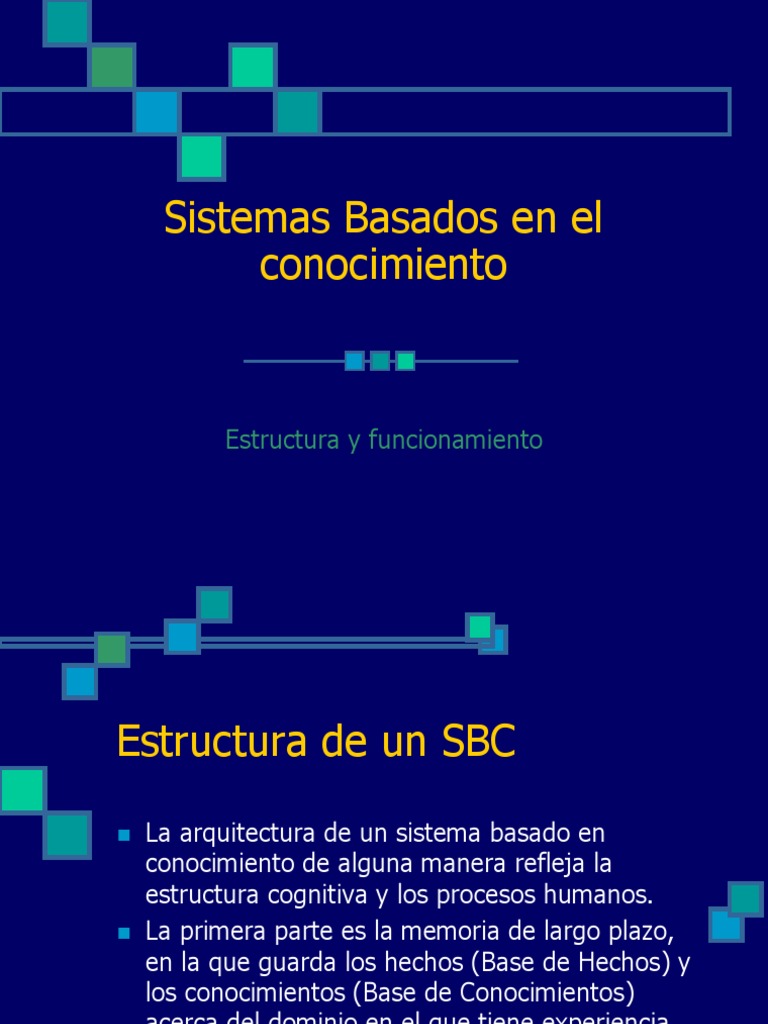 SBC Estructura | PDF | Proceso de desarrollo de software | Conocimiento