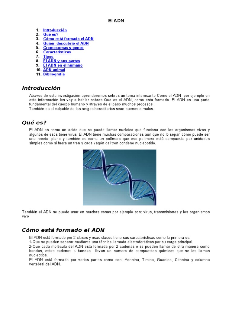Introducción: El Adn | PDF | Francis Crick | Adn