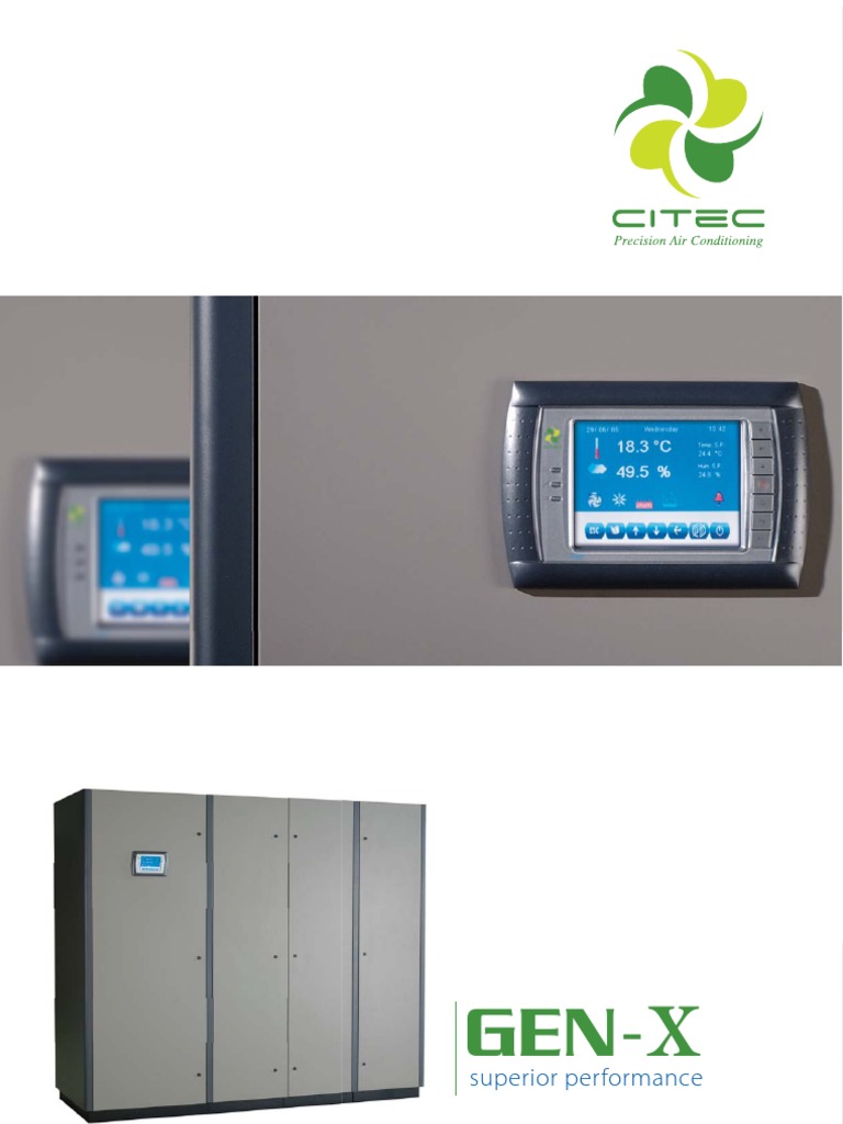 Citec Gen X Catalogue 2008 Final Pdf Air Conditioning Data Center