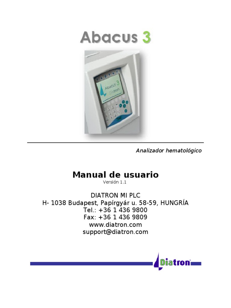 Manual Abacus 3 Español | PDF | USB | Impresora (Computación)