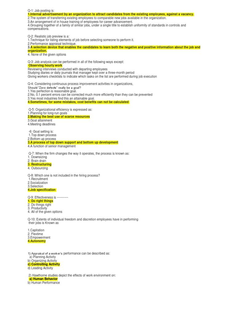 Assessment of Organizational Efficiency, Performance Management, and ...