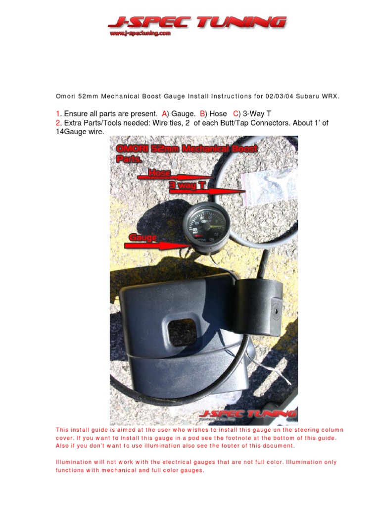 How To Connect A Boost Gauge