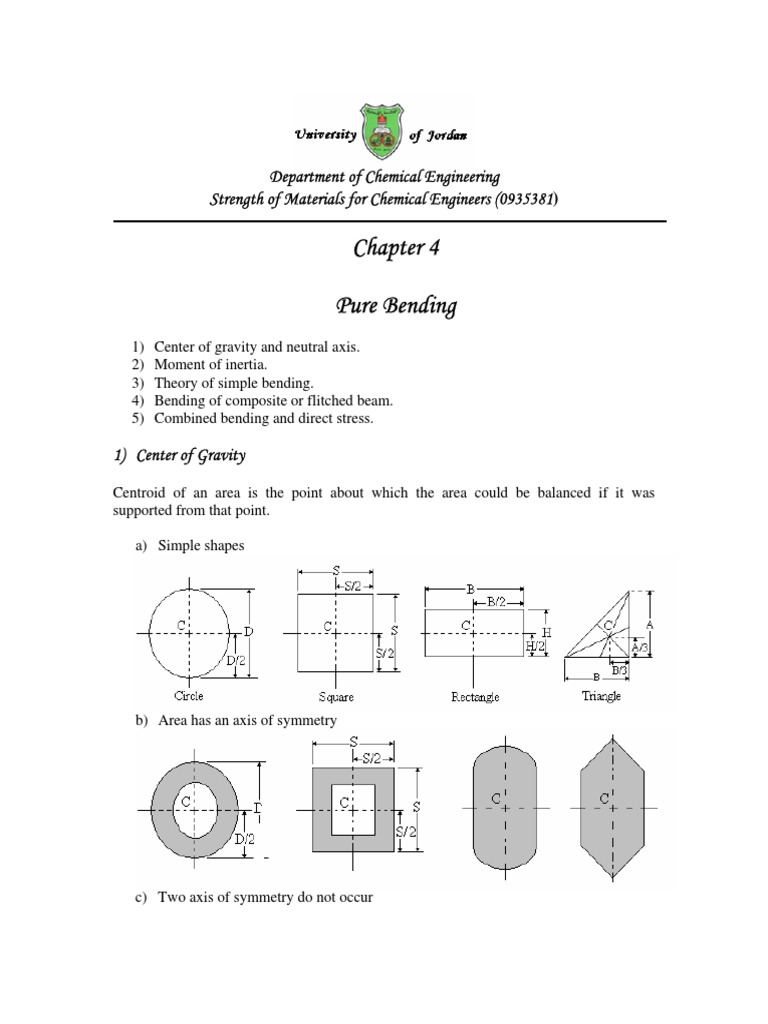 Pure Bending PDF | PDF | Bending | Beam (Structure)
