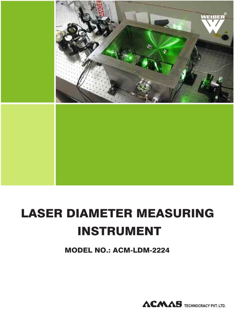 Laser Diameter Measuring Instrument | PDF