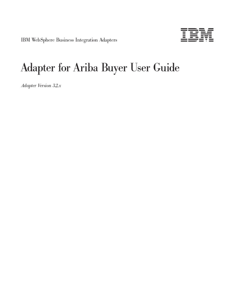 Ariba | PDF | Metadata | Information Technology Management