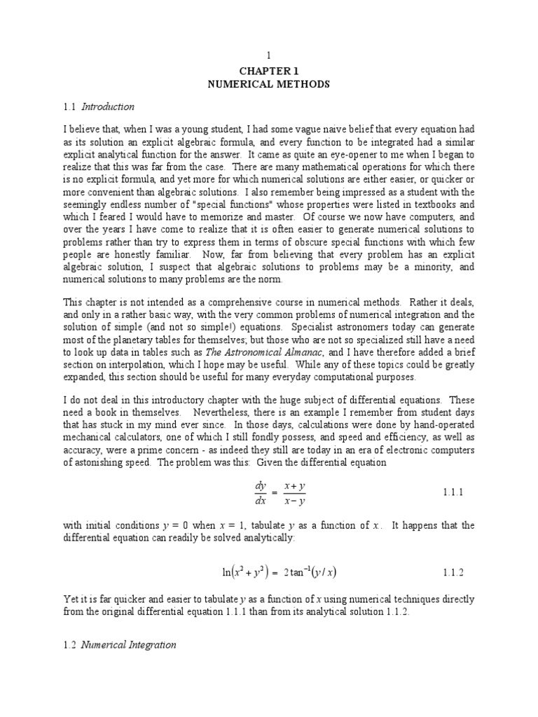 Numerical Analysis | PDF | Teaching Methods & Materials | Computers