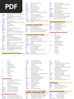 Wind BG Cheat Sheet | PDF | Thread (Computing) | Subroutine