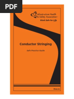 Work Method of Stringing Conductors | PDF | Insulator (Electricity ...