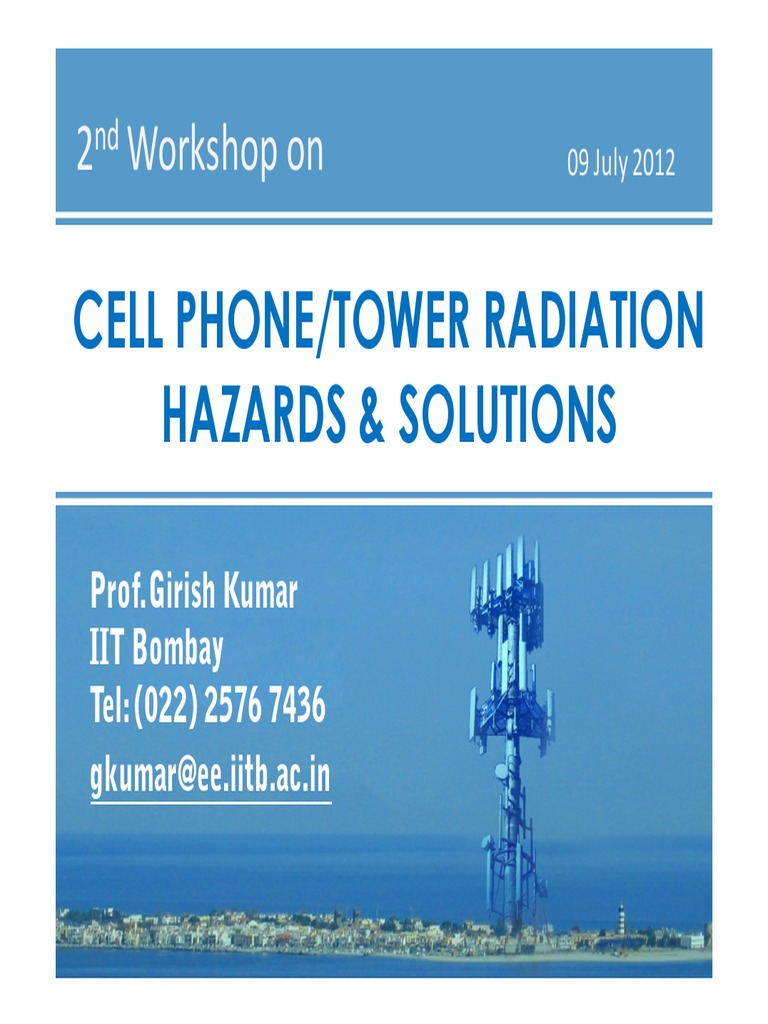 Cell Phone and Tower Radiation Hazards PDF | PDF