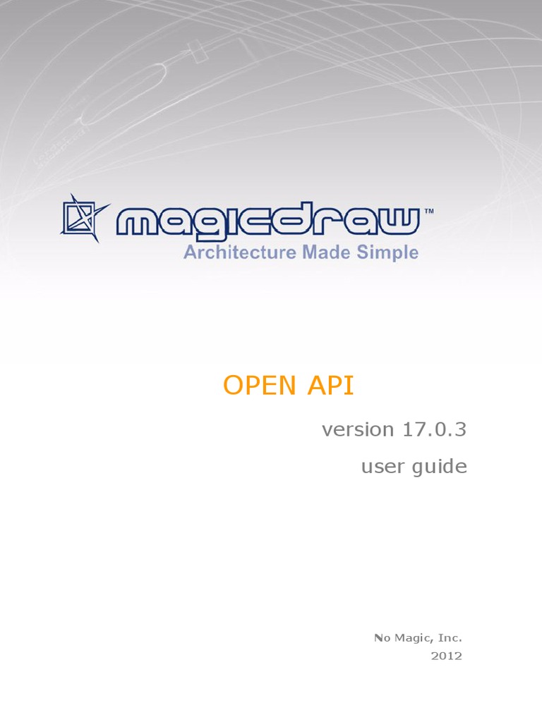 MagicDraw OpenAPI UserGuide | PDF | Eclipse (Software) | Plug In (Computing)