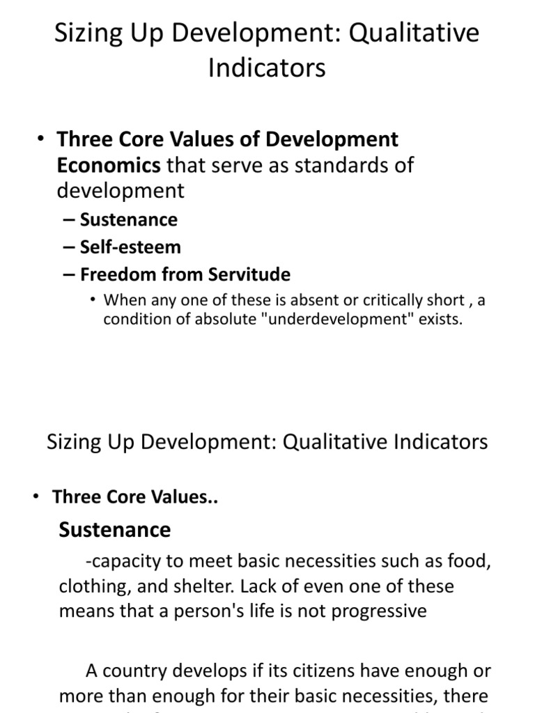 Development's Core Values | PDF | Career & Growth | Social Science