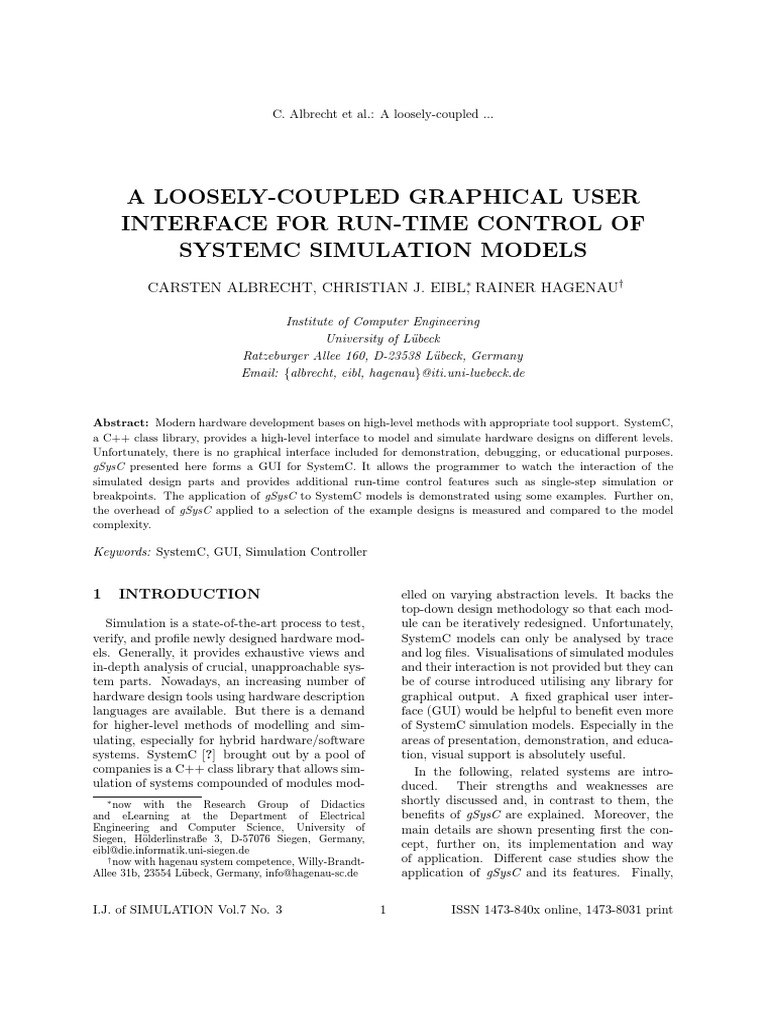 Systemc in QT GUI PDF | PDF | Graphical User Interfaces | Cpu Cache