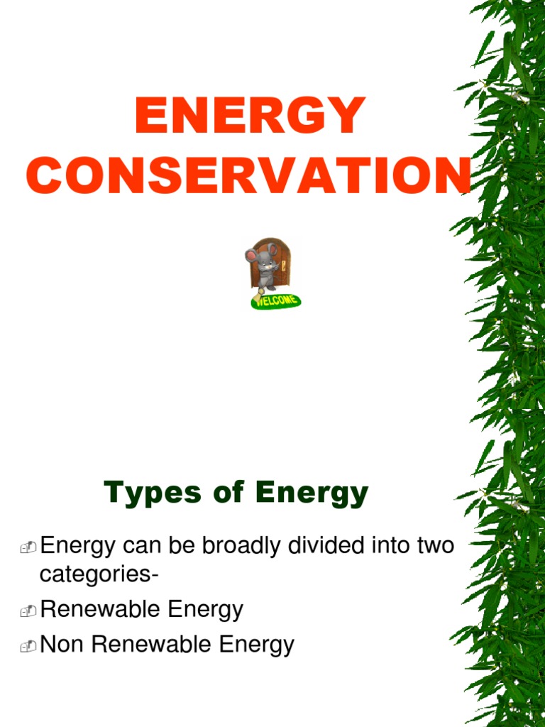 Energy Conservation | PDF | Renewable Energy | Solar Energy