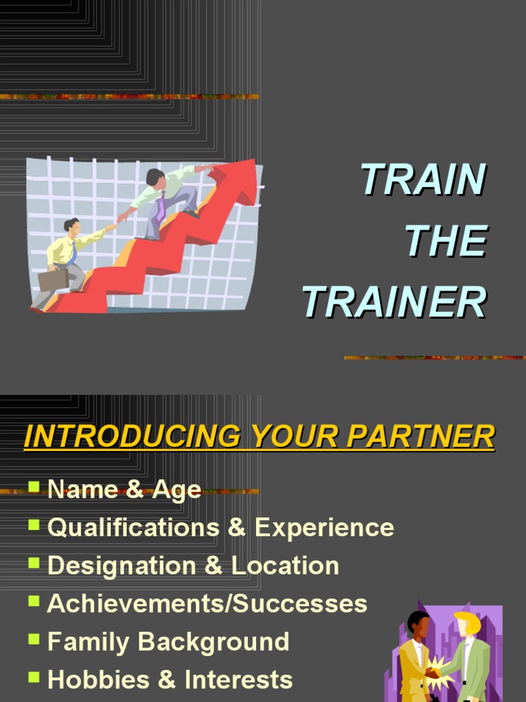 Train THE Trainer | Educational Assessment | Learning