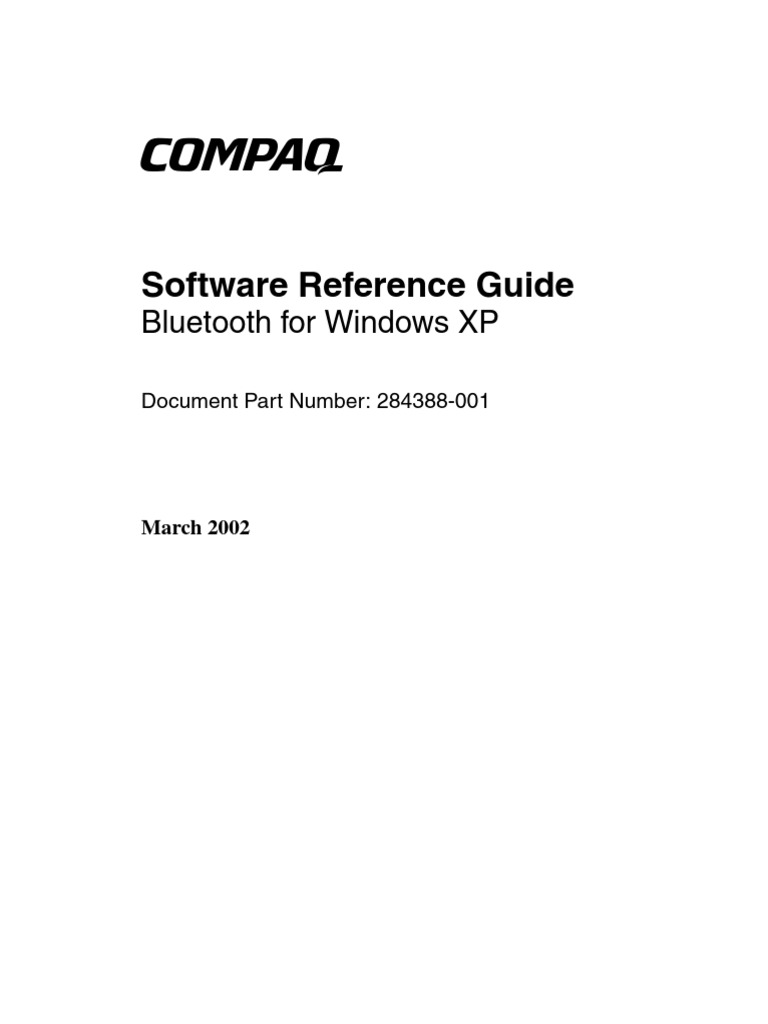 Bluetooth XP Sample | PDF | Bluetooth | Microsoft Windows