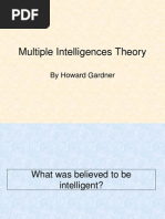 Howard Gardner's Multiple Intelligences Chart | PDF | Reason ...