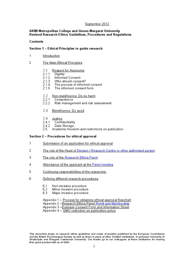 Amc Ethics Guidelines | PDF | Informed Consent | Institutional Review Board