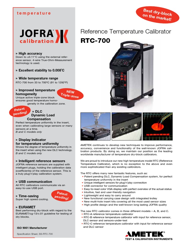 Reference Temperature Calibrator | PDF | Calibration | Personal Computers