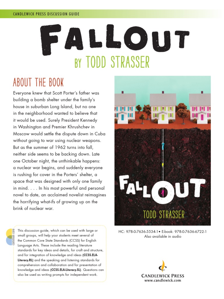 Fallout by Todd Strasser - Discussion Guide | PDF | Novels | Unrest