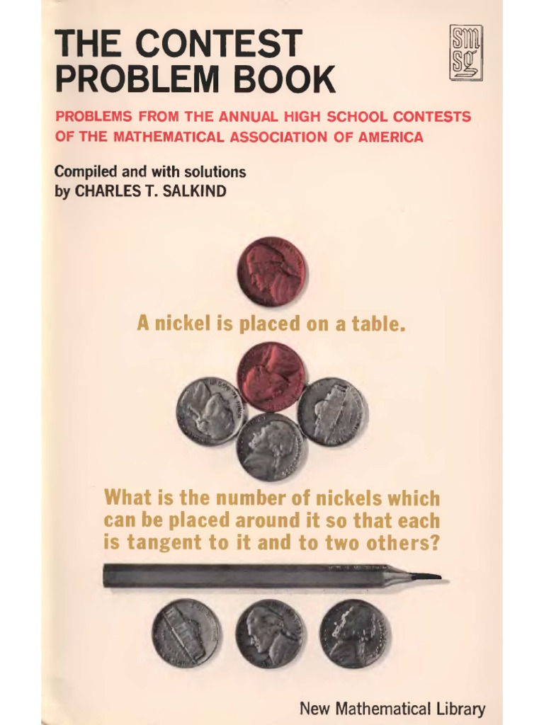 MAA The Contest Problem Book-I | PDF