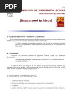 Examen Lectura Nunca Seré Tu Héroe | PDF