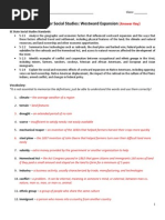 America The Story of Us Episode 3 Westward Worksheet | PDF | North ...