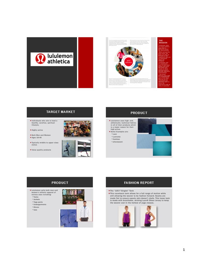Lululemon Presentation.pdf | Retail | Economies | Free 30-day Trial | Scribd