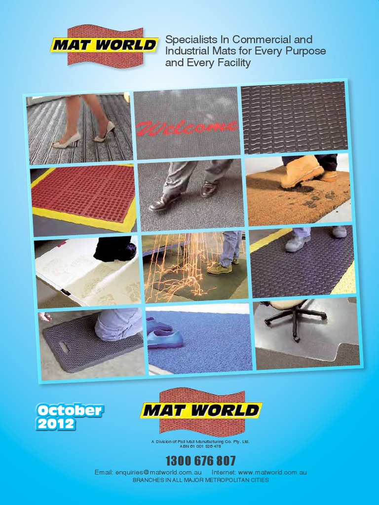 Entrance Mat Selection Guide | PDF | Polyvinyl Chloride | Insulator ...