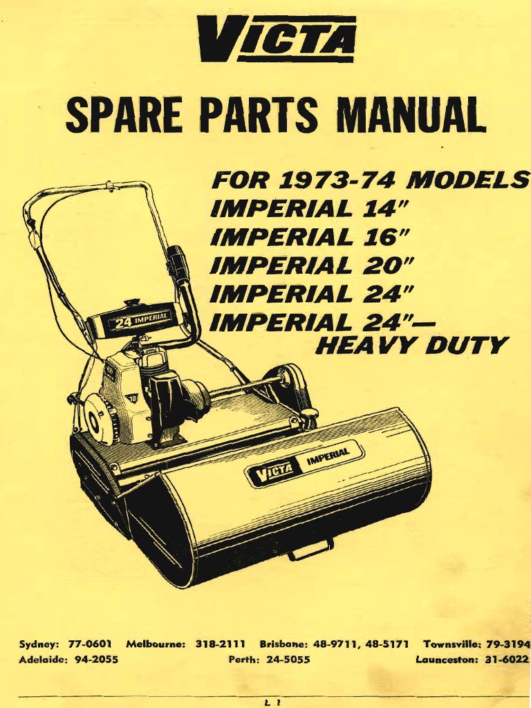 Victa Imperial 14 24 | PDF | Language Arts & Discipline
