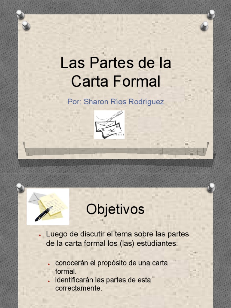 Las Partes de La Carta Formal PDF | PDF | Comunicación | Ciencia cognitiva