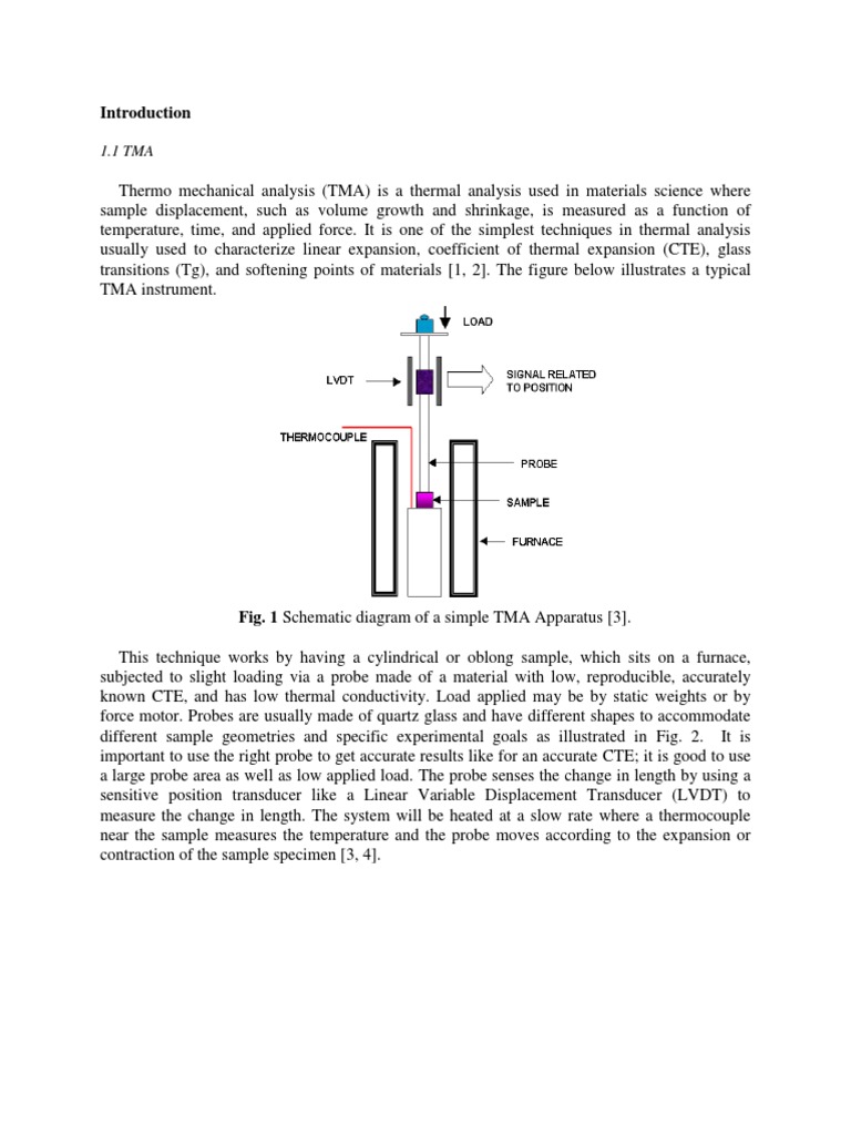 Tma | PDF | Thermal Analysis | Thermal Expansion
