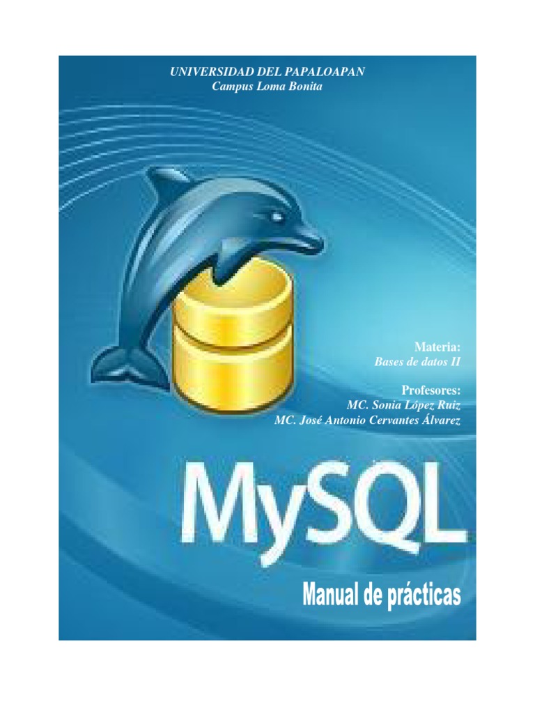 Manual MySQL | PDF | Mi sql | Bases de datos
