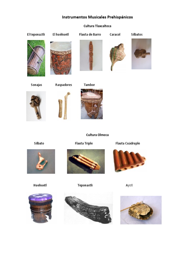 Instrumentos Musicales Prehispánicos | PDF