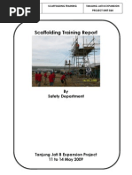 Scaffold Inspection Checklist Template | PDF | Technology & Engineering